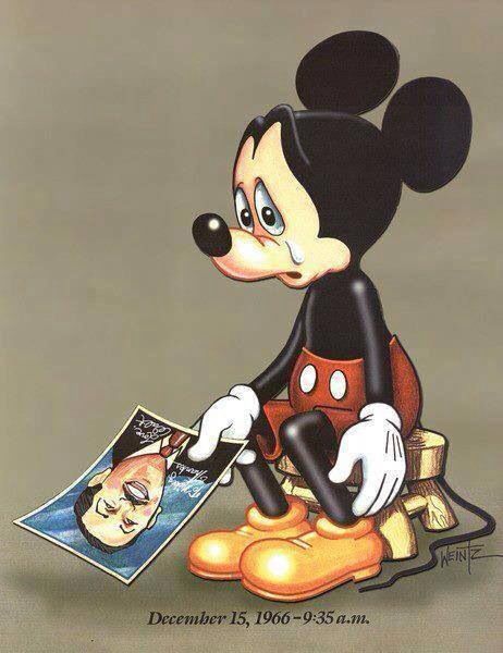 Mickey Mouse Crying In The Cloud When Disney Died