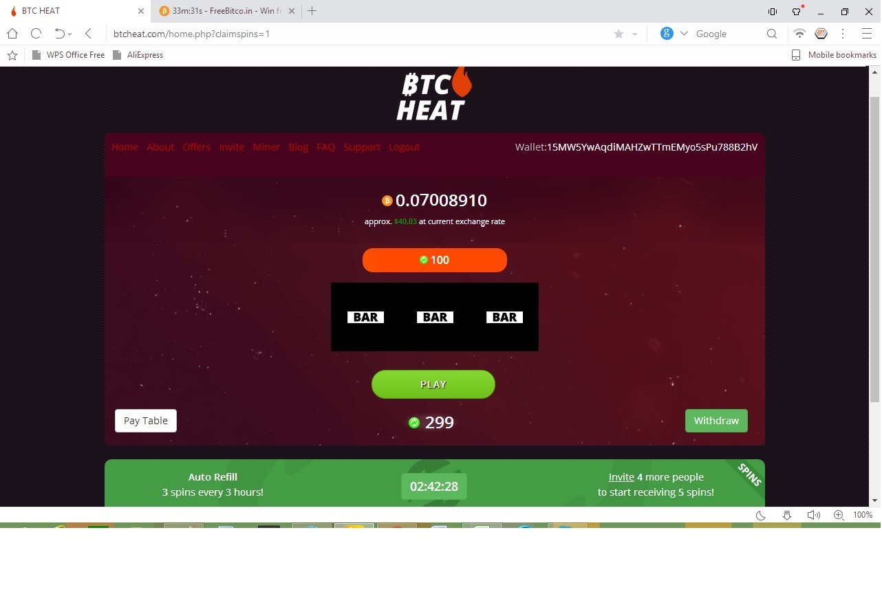 How To Hack BTC Heat Spin Point?