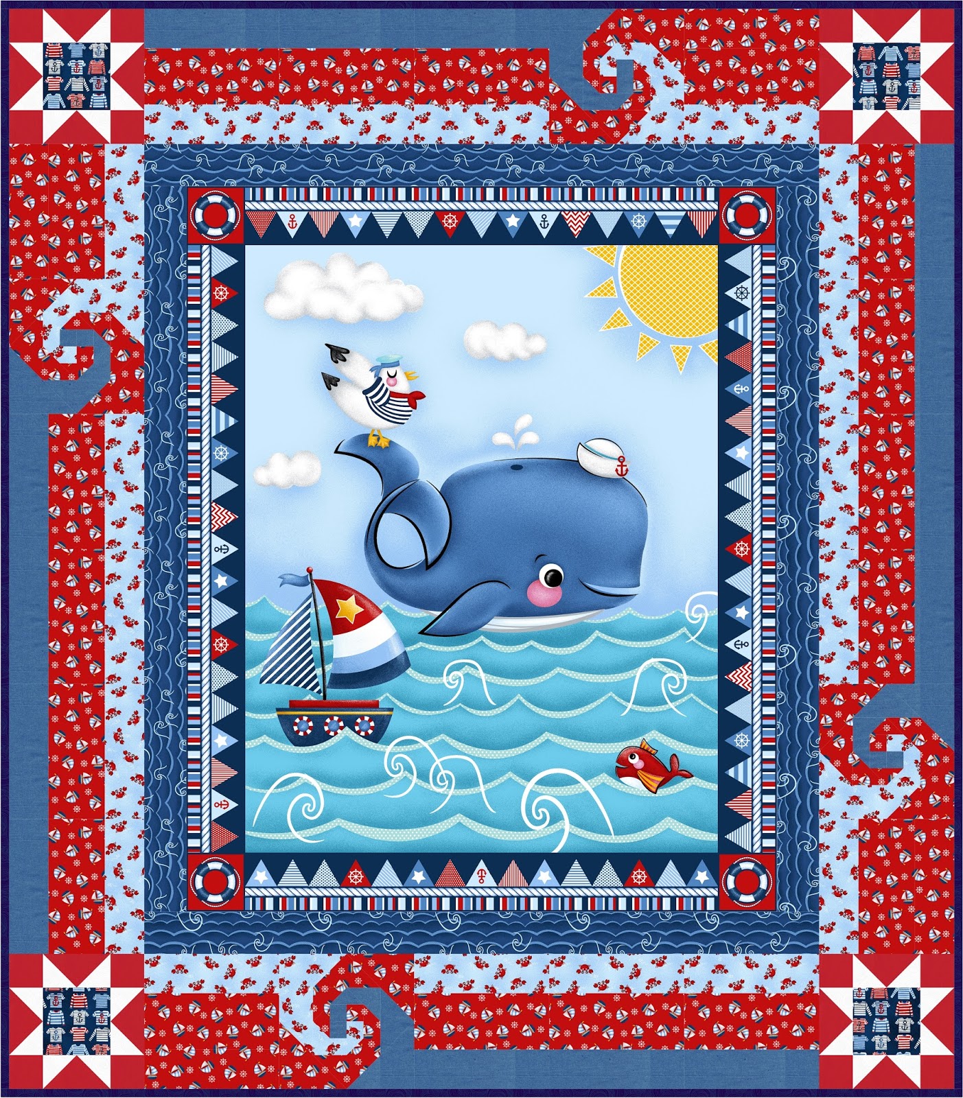 Pieced Brain: A Whale of a Time - 2 Free Patterns