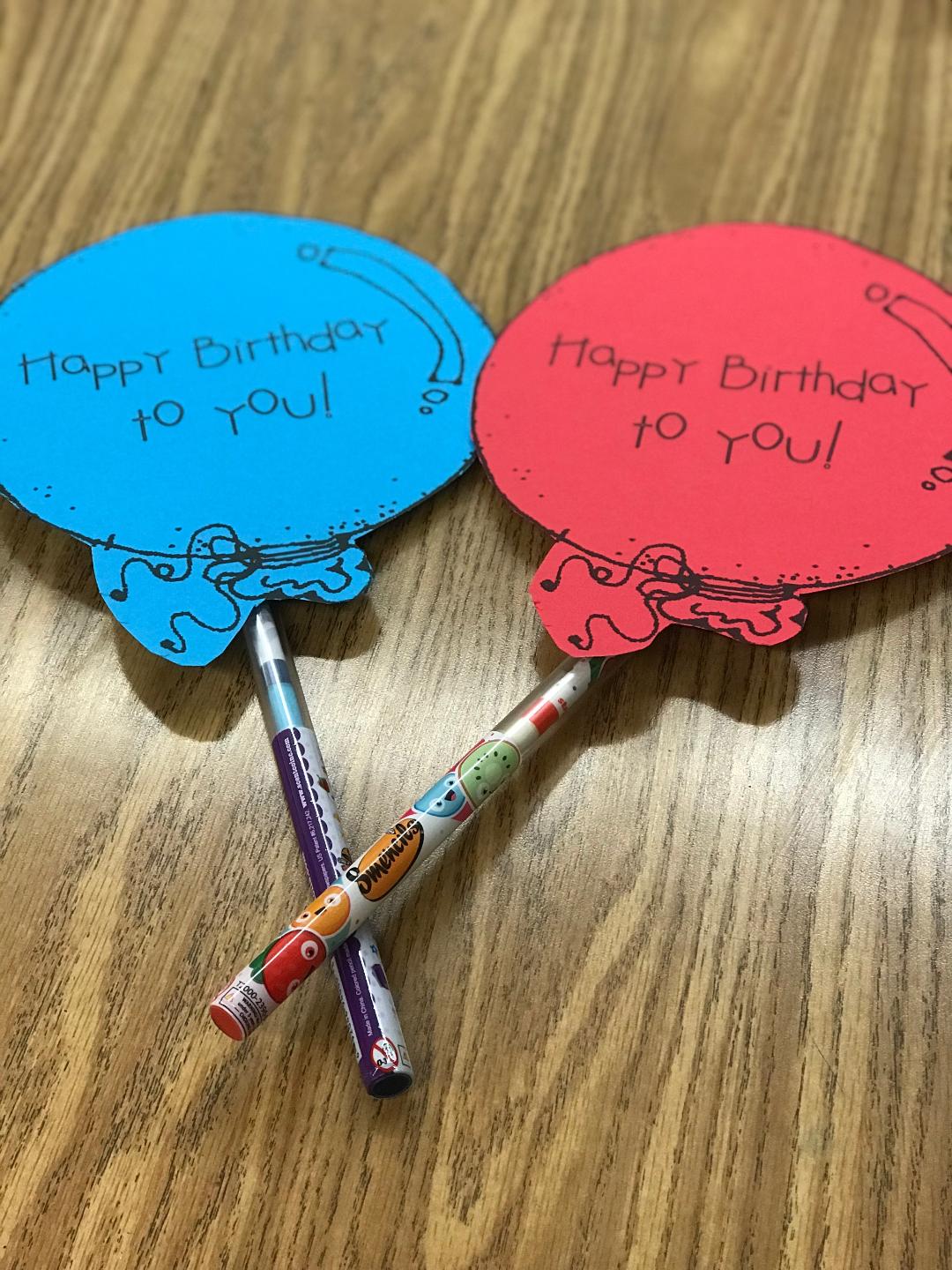 An Apple For The Teacher: Birthday Celebrations in the Classroom