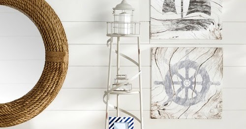 Nautical Standing Floor Shelf & Bookcase