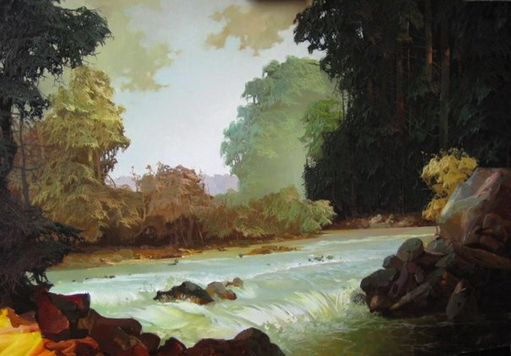 El arte es su máxima expresión : Modernos Oleos, Naturaleza Rusa En Su ...