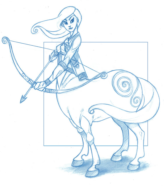 Just a Doodlin' - The Art of Michael McCabe: Female Centaur