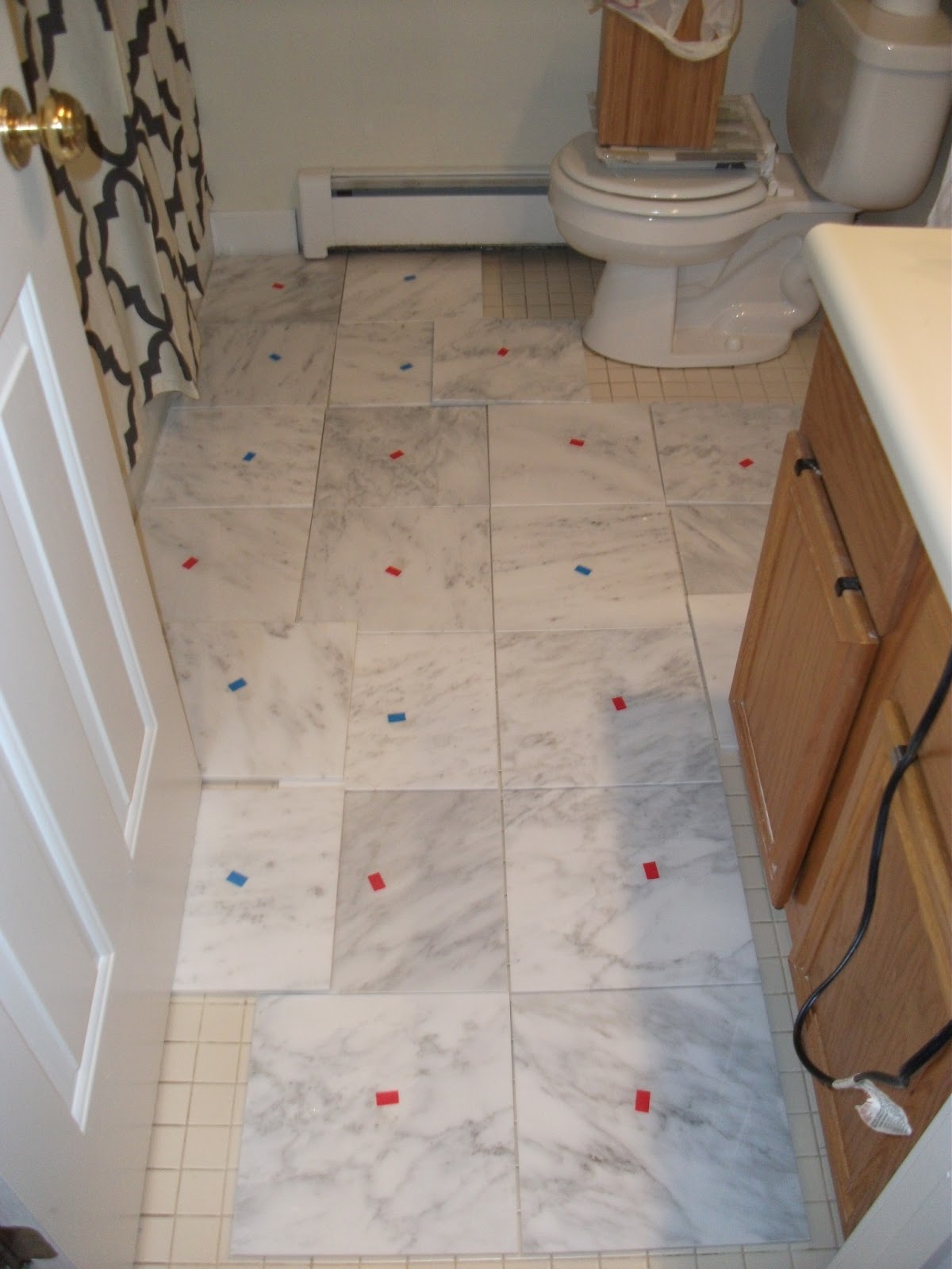 KristinMarie: At Home: Marble Floor Mapping
