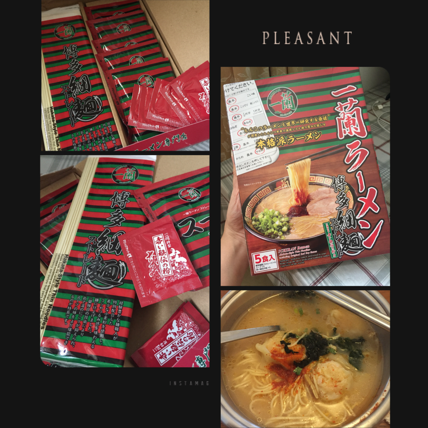 Ichiran Ramen in Instant Pack + Ichiban Boshi + Osaka Ohsho