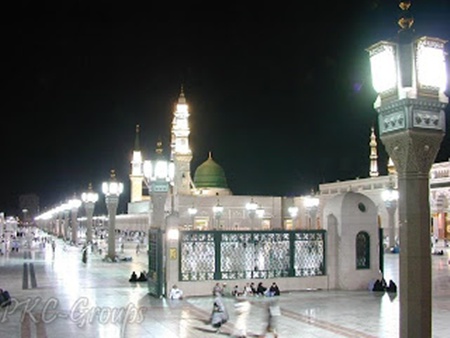 Beautiful View of Madina Shareef Holy Place | Free Islamic Stuff ...