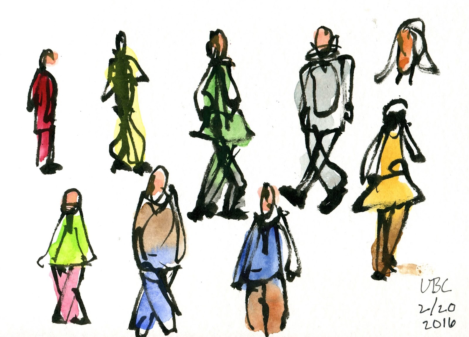 Enjoy Every Day - Enjoy Every Urban Drawing: UBC