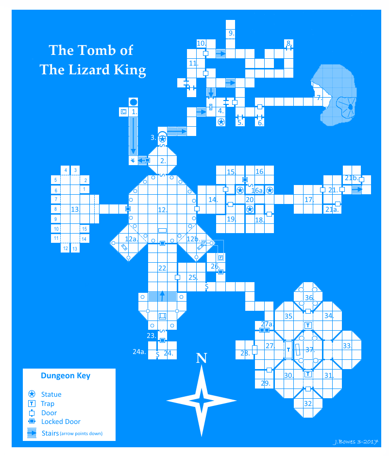 World Creators Toolbox: Blue Lizard King Map