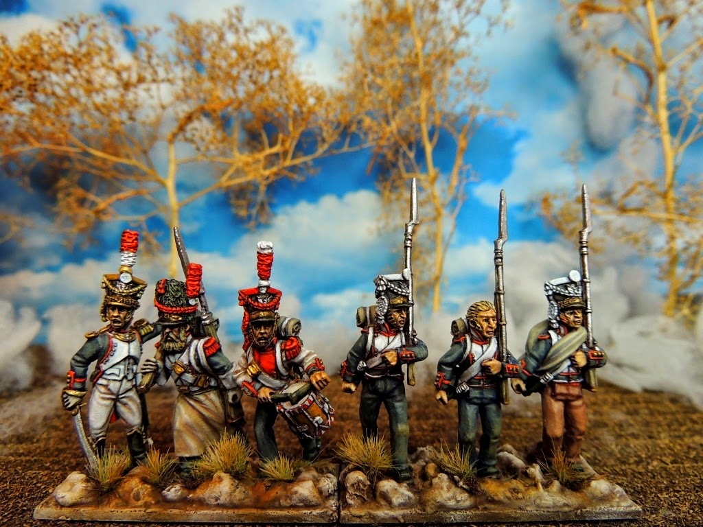 RTB AT LARGE: Grand Duchy of Warsaw infantry painted by Francesco Thau