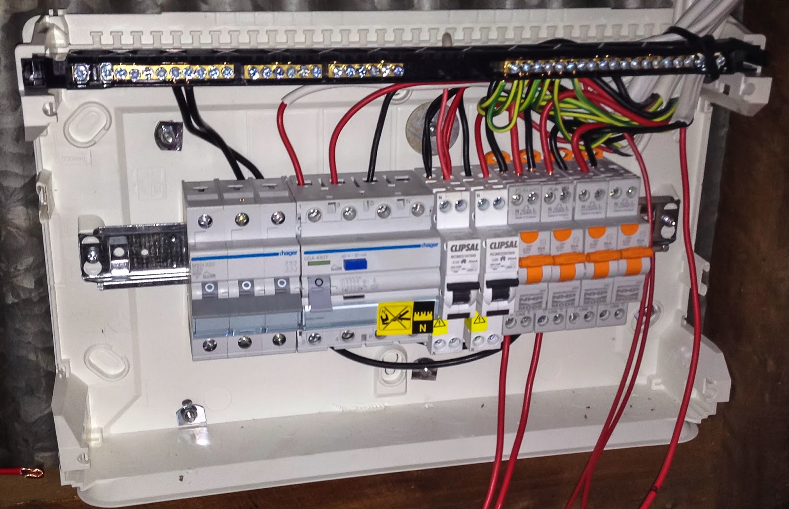 ~ the love of wood ~: Electrical Work in Progress