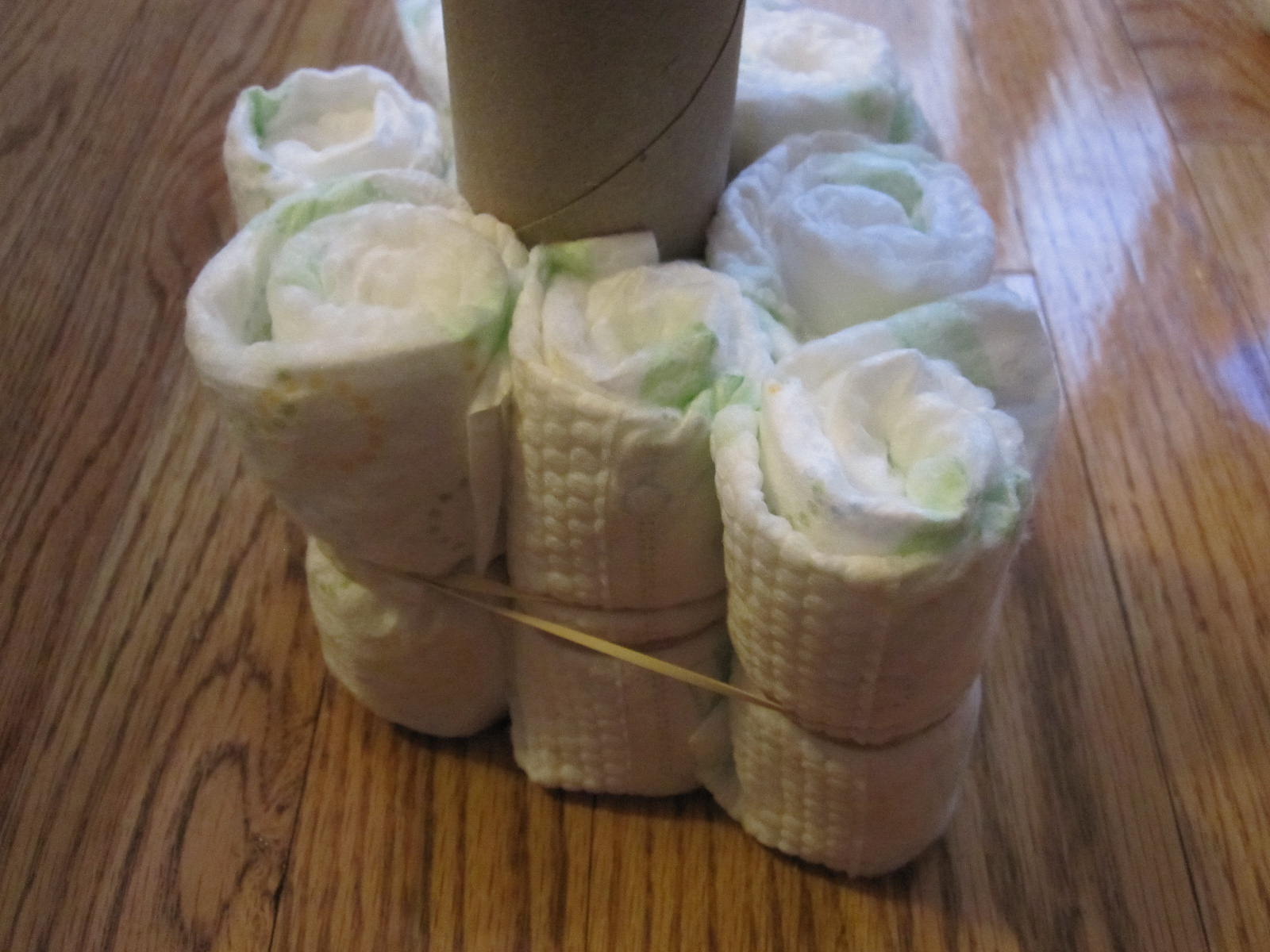 Eat with Grace: Diaper Cake Tutorial