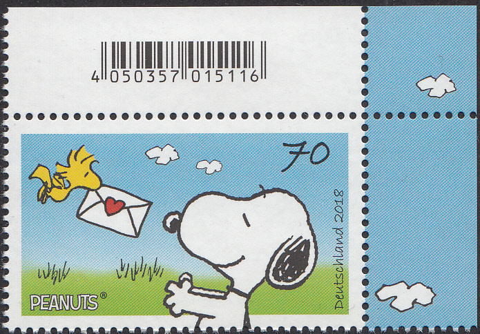 My stamp collection: German Peanuts Stamps