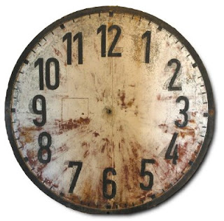 Header: Faux Antique Clock Face