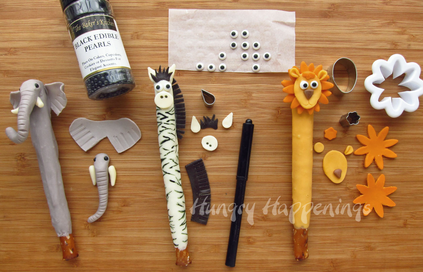 Jungle Animal Pretzel Pops - Fun and Tasty Treats