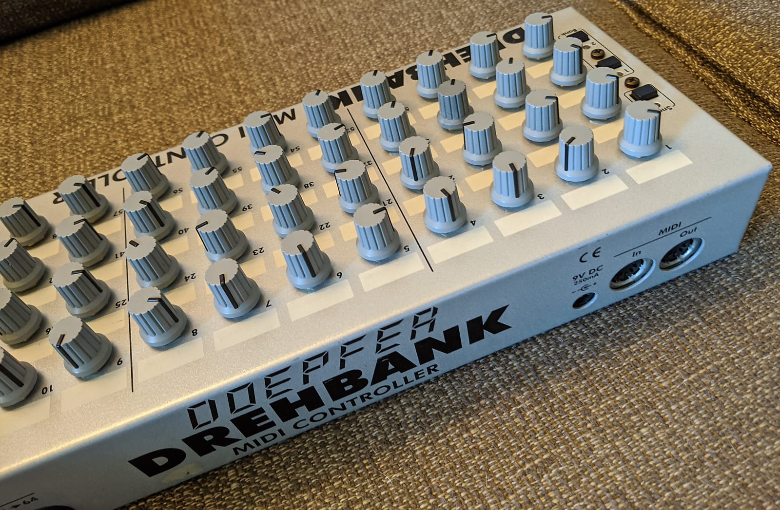 MATRIXSYNTH: Doepfer Drehbank, Rare 64 Knob MIDI Controller w/ Optional ...