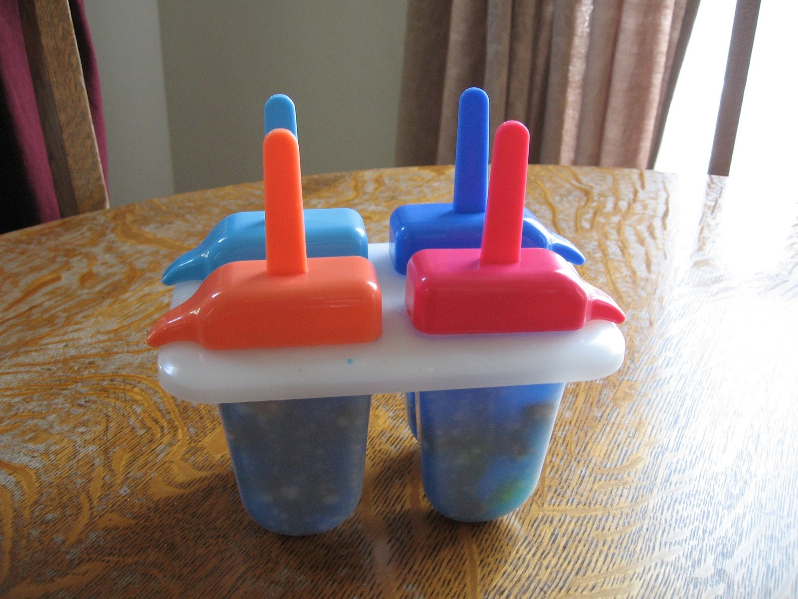 Almost Unschoolers: Summer Fun Day 67 - Frozen Ocean Pops