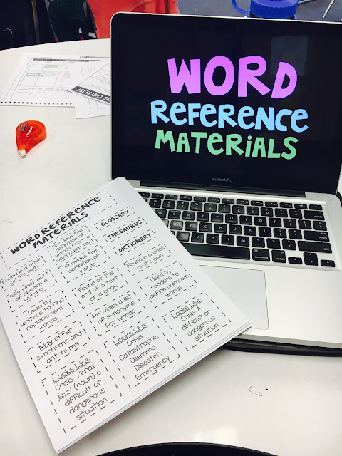 Word Reference Materials - Teaching to the Test-Taker