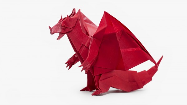 Devil Dragon Origami | Paperized Crafts