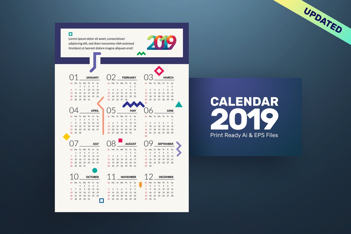 110+ Best Calendar Mockup Templates | Free & Premium