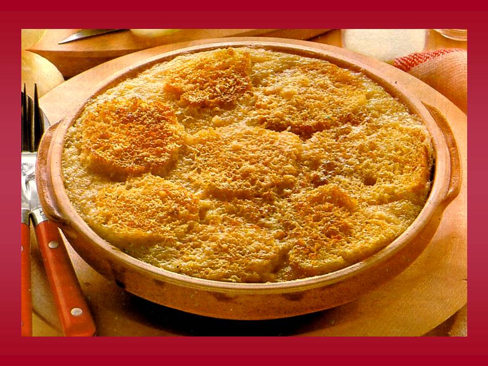 CAZUELA DE BARRO: Puré de Patatas y Arroz con Costra