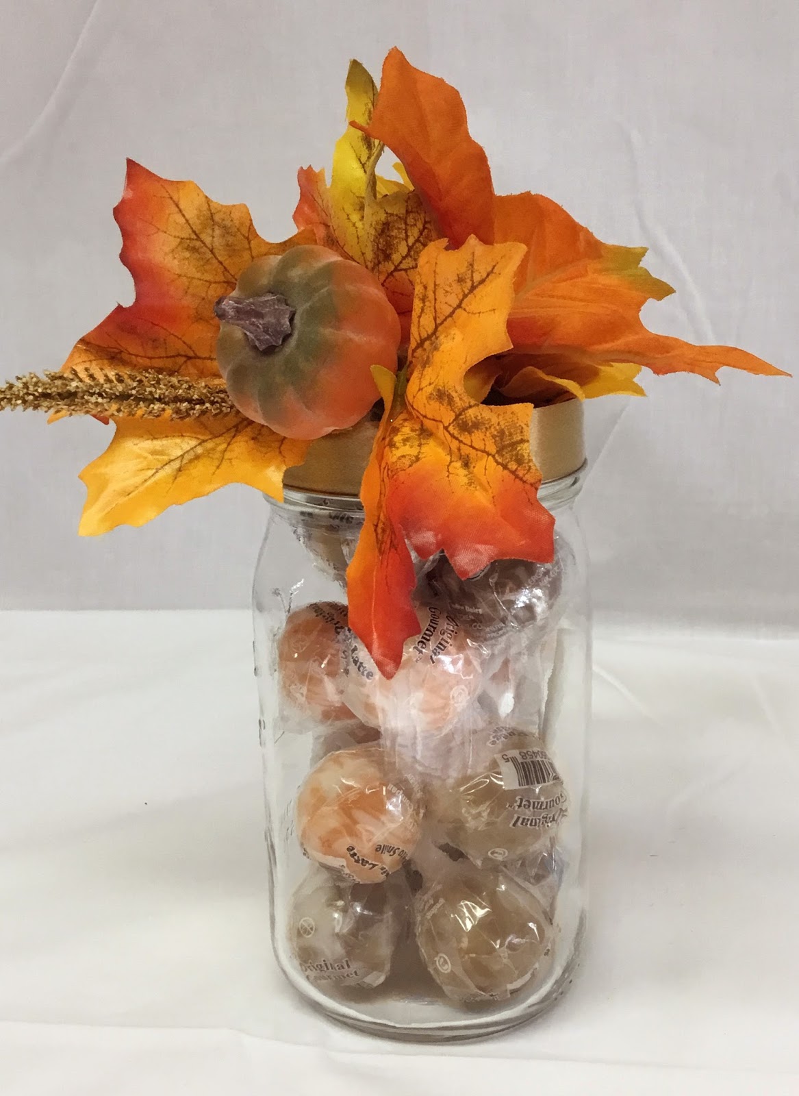 Original Gourmet Lollipop Fall Centerpiece