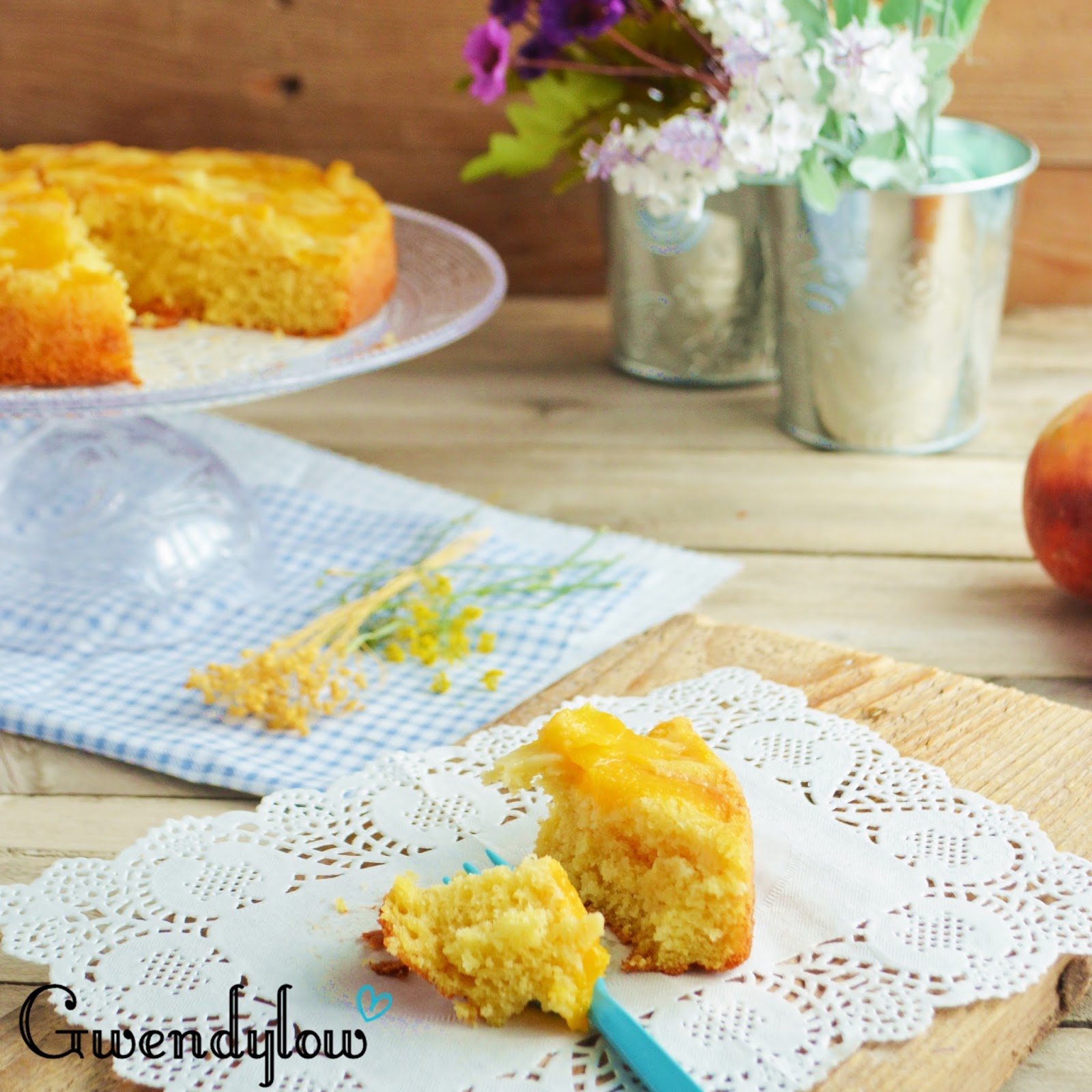 Bizcocho de Melocotón | Recetas - Ñam, Ñam!!!