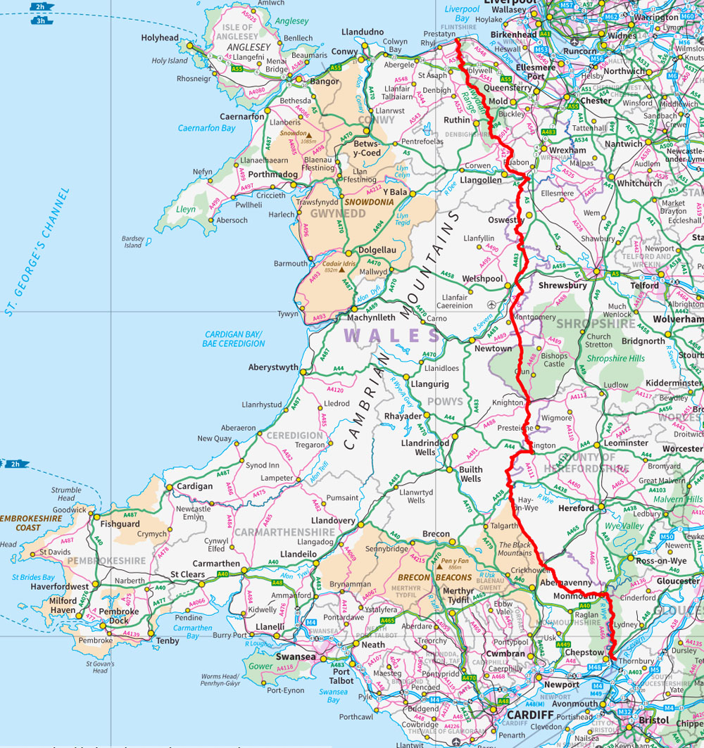 Some Favourite Things: Walking Offa's Dyke Path: Bodfari to Prestatyn