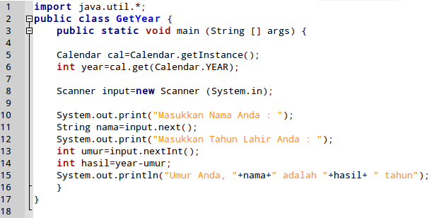 Program Hitung Umur dengan Java - nmacode.com