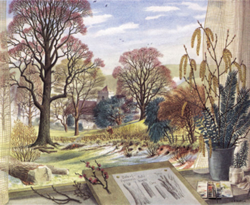 The Art of the Landscape: "February" by Stanley Roy Badmin RWS