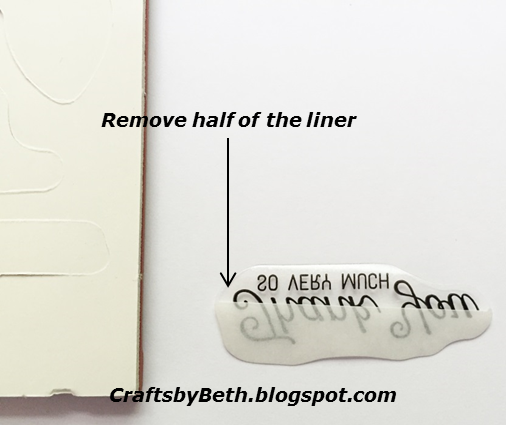 Crafts by Beth: Perfect Sticker Placement on Clear Mount Stamps