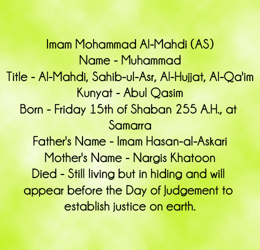 The Short Introduction Of 14 Masoomeen As - Farameen Library