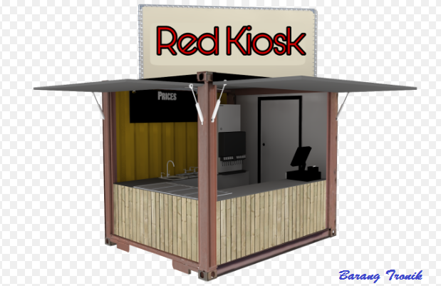 Harga Kantin Kontainer Warung Booth Box Portable | Cek Harga