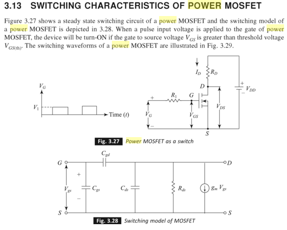 MOSFET-Switching Characteristics of Power MOSFET