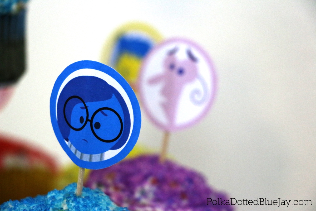 Inside Out Party and Movie Night - Polka Dotted Blue Jay