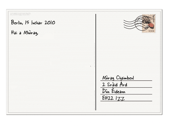 TIong : Postcard Design