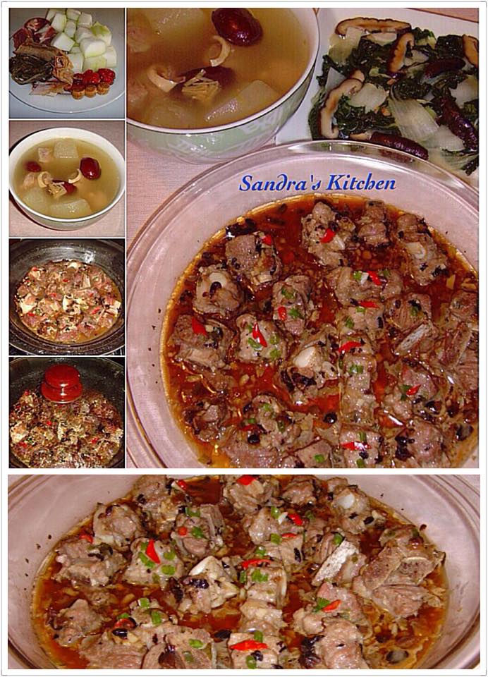 Steamed Pork Ribs with Fermented Black Beans by Sandra Kwan