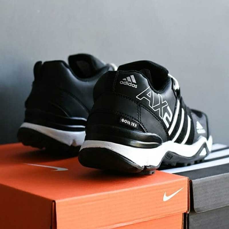 Sepatu Sport Adidas AX2 Hitam Putih [ADAX1191] | Omsepatu.com