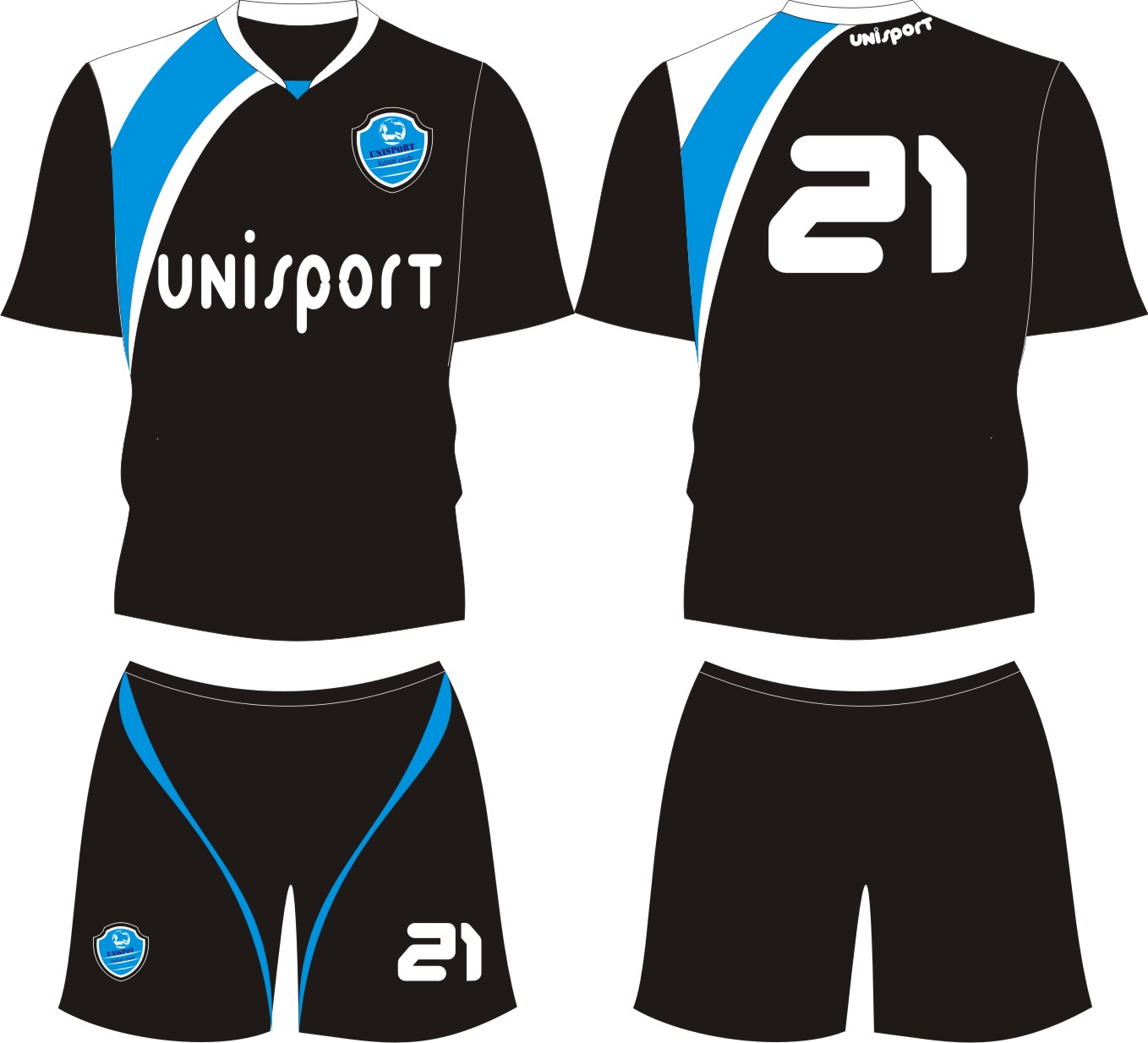Roni Design: design baju futsal ( UNISPORT )