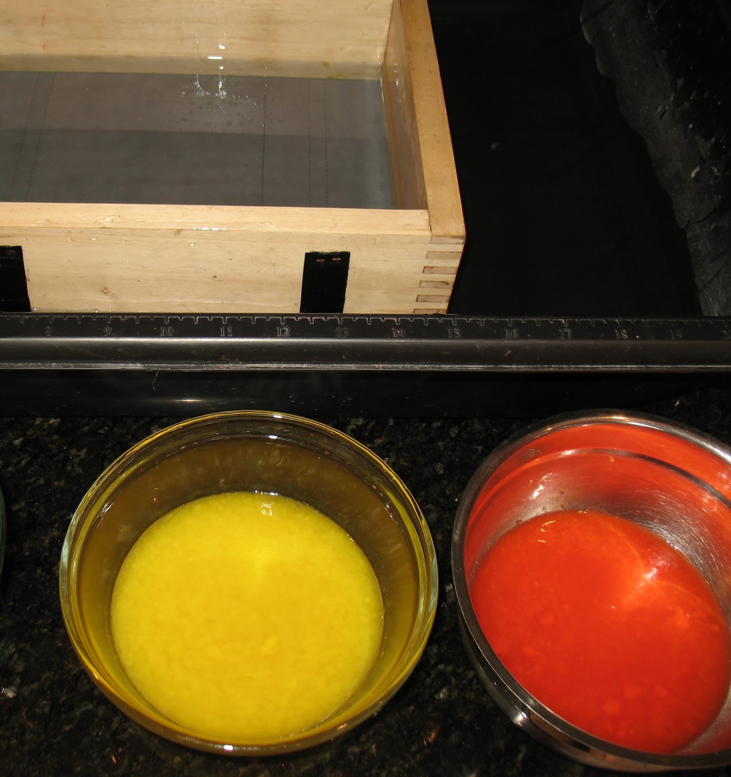 Creating Handmade Striped Paper