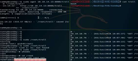 [HTB write-up] Sunday
