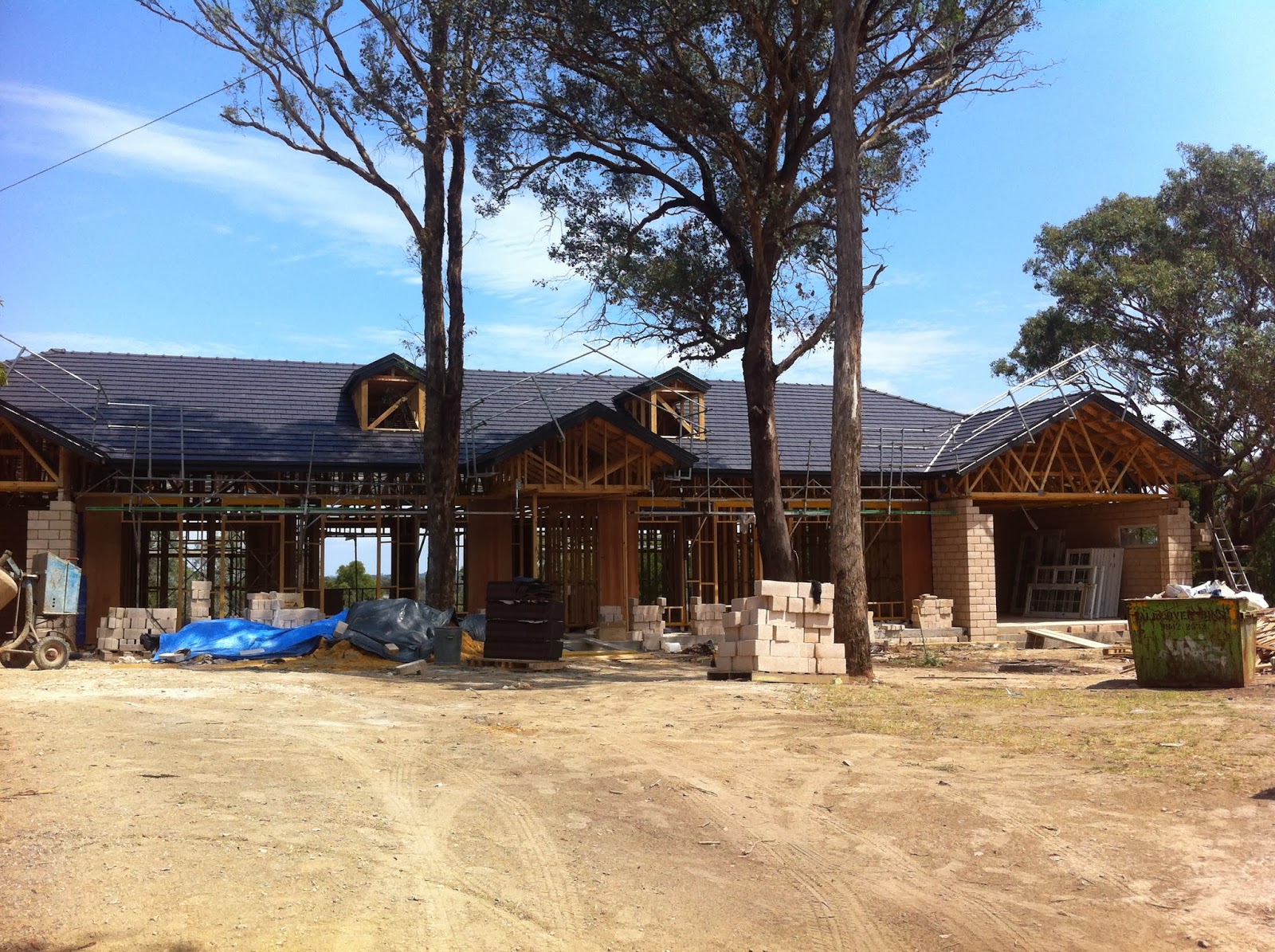 New home build with timbercrete