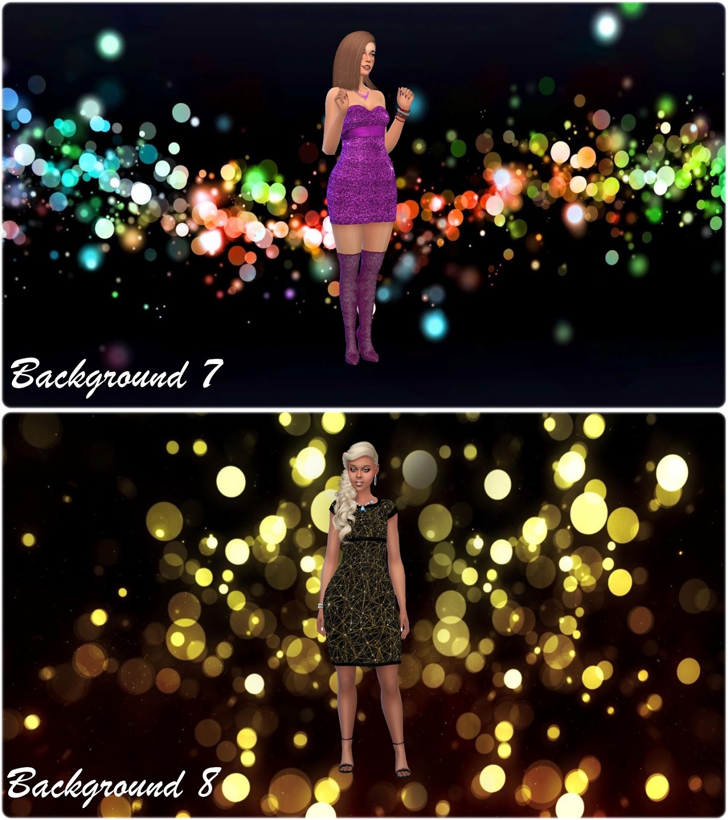 Annett's Sims 4 Welt: CAS Backgrounds "Lights"