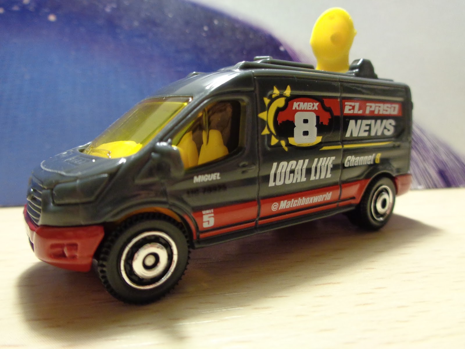 J And J Toys: Matchbox Monday - 14 Ford Transit News Van