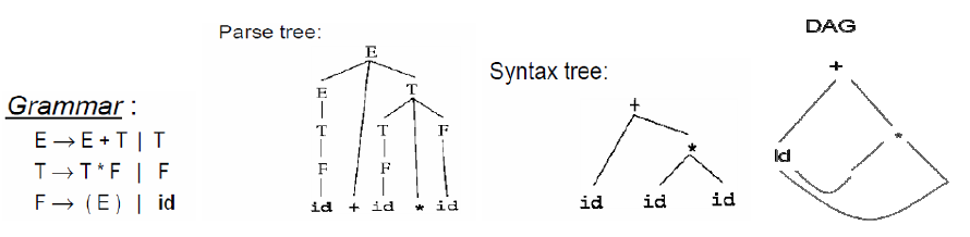 AJ Syllabus: Variants of Syntax Trees: DAG