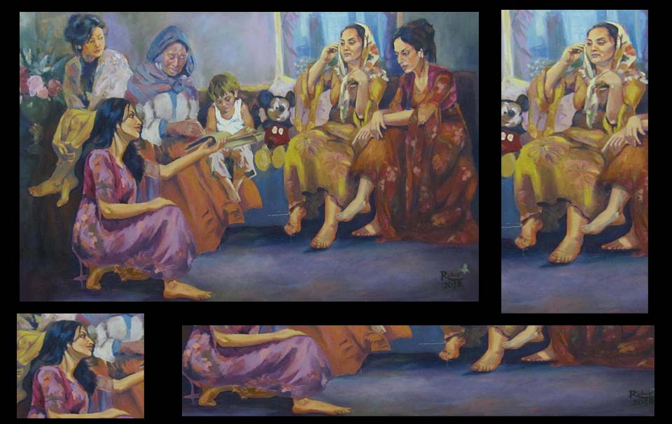 kurdistanart: Artwork Painted by Rubar Abdulbaqi ~Erbil South of ...