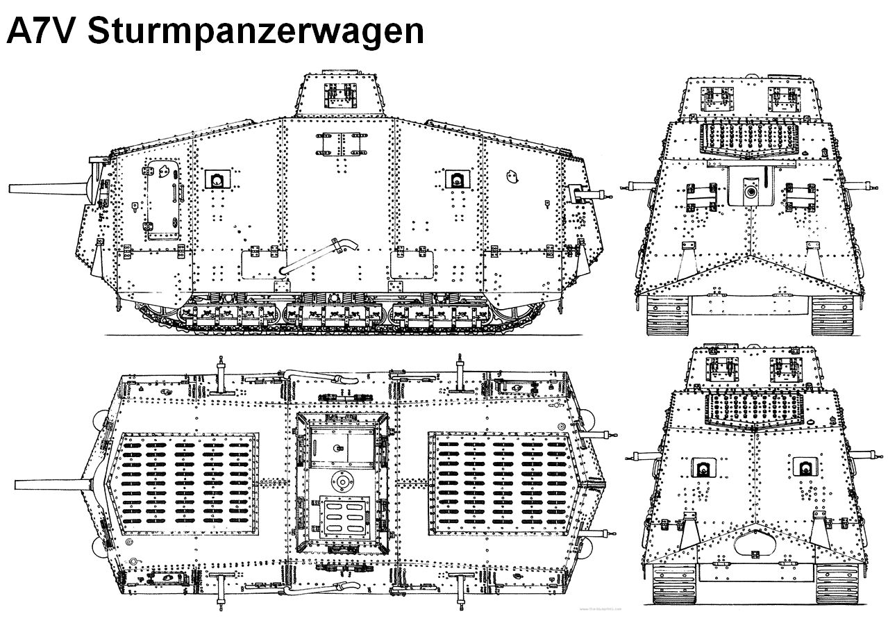 Panzerserra Bunker- Military Scale Models in 1/35 scale: A7V ...