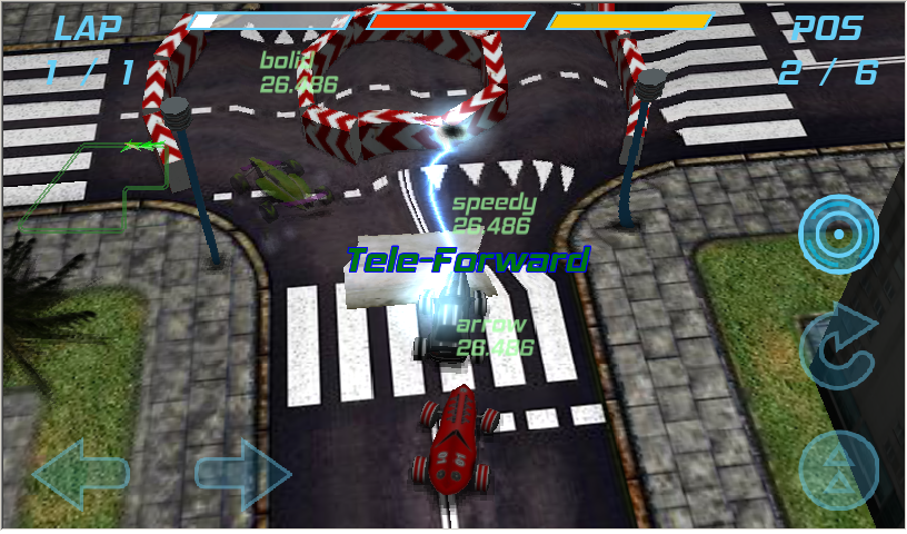 Teleride - a sci-fi racing game that uses a concept of teleportation to ...