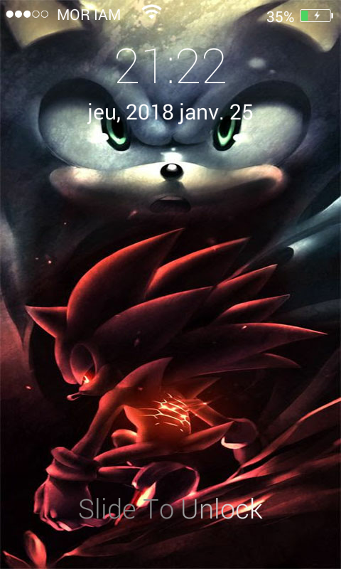 sonic lockscreen - hnsl