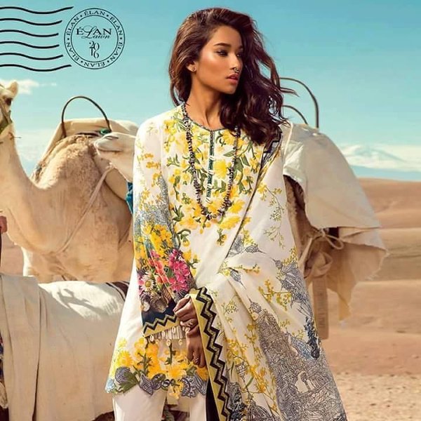 Elan Lawn Spring Clothes 2016 - Pakistani Spring Summer Lawn Dresses ...