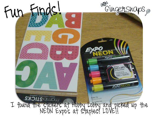 Ginger Snaps: Easy Classroom DIY Projects and a FREEBIE!!